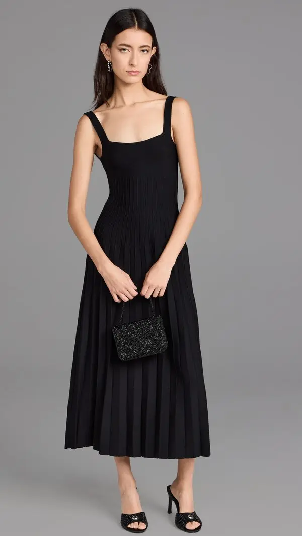 Staud Ellison Dress - Black