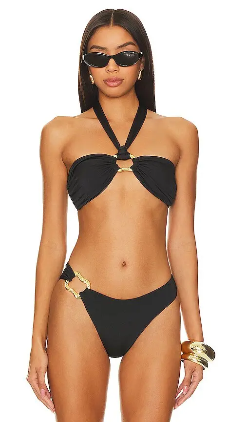 CIN CIN Locket Bandeau Top - Black