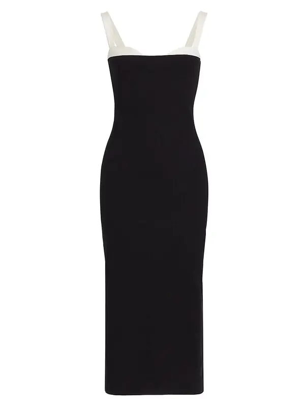 REFORMATION Nelle Knit Midi-dress - Black