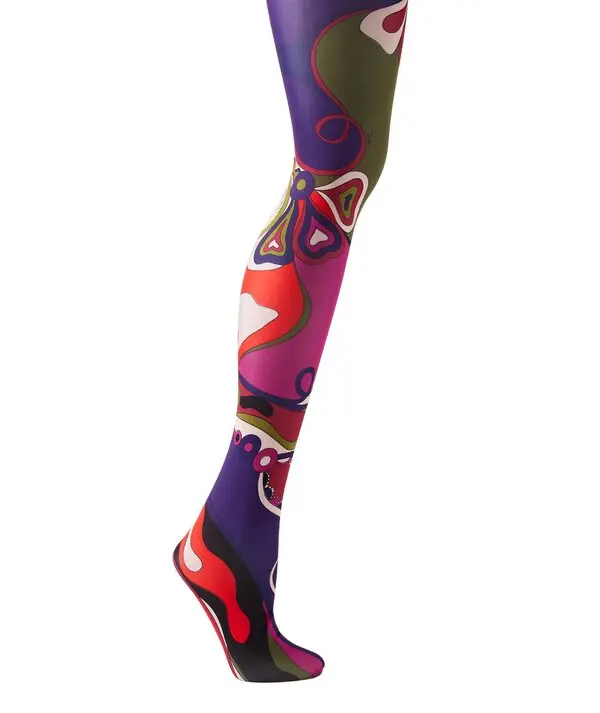 Emilio Pucci Printed Tights - Multi