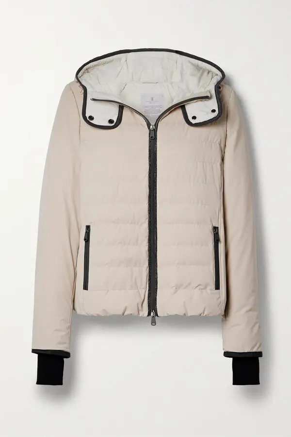 Brunello Cucinelli Hooded Quilted Down Ski Jacket