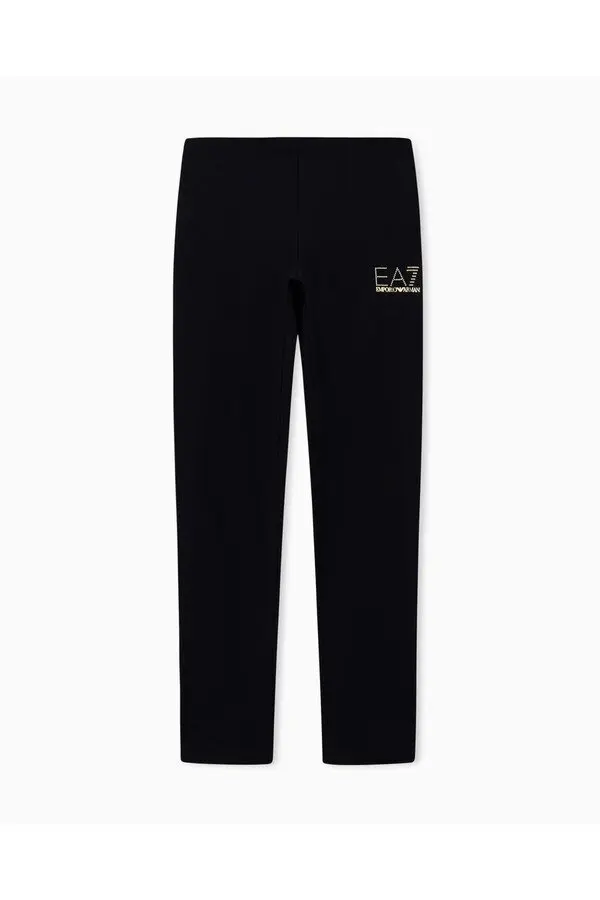 EA7 Evolution Stretch Cotton-jersey Leggings