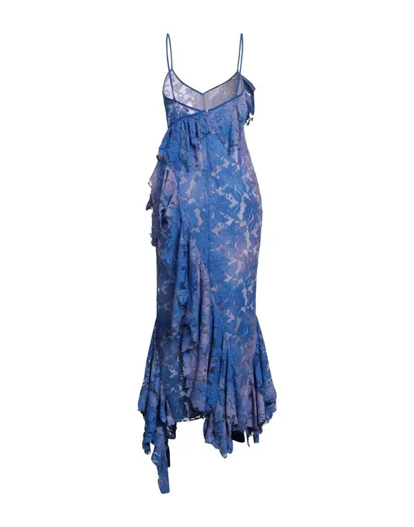 Attico Maxi Dress In Cotton, Viscose, And Polyester