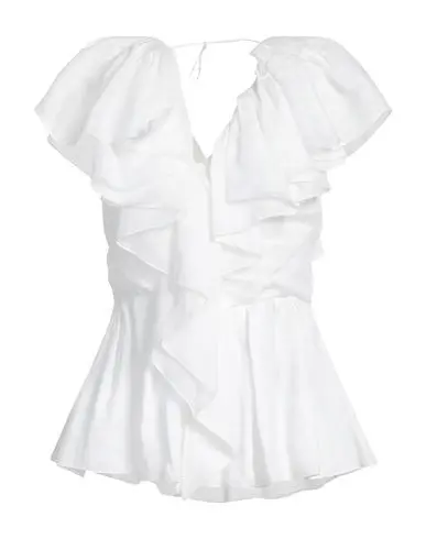 Chloé Ruched Ramie Top