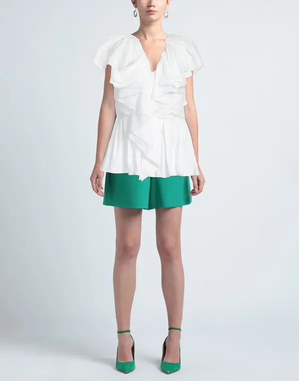 Chloé Ruched Ramie Top