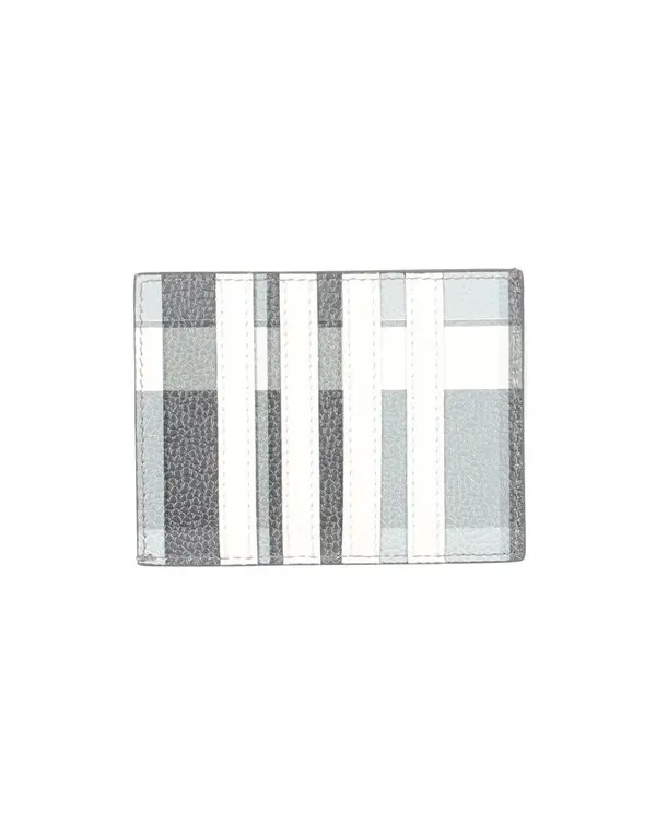 Thom Browne Cardholder Leather - Grey