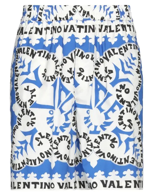 Valentino Garavani Printed Cotton Bermuda Shorts