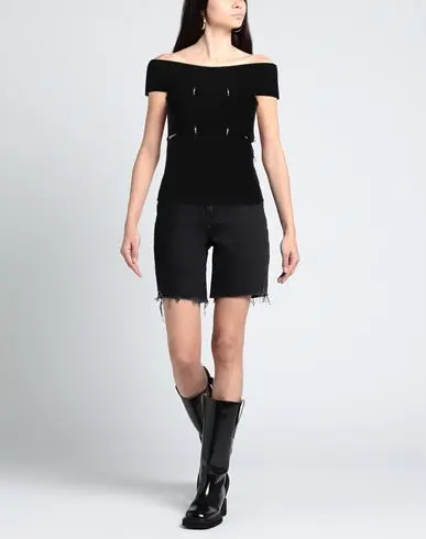 Alexander McQueen Knitted Top - Black