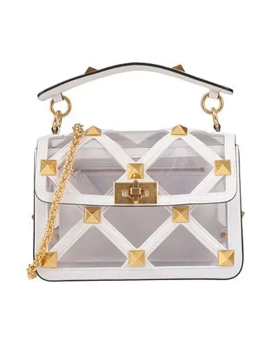 Valentino Garavani Handbag With Appliqués And Studs - White