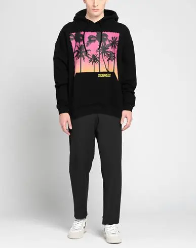Dsquared2 Sweatshirt In Cotton And Elastane - Black