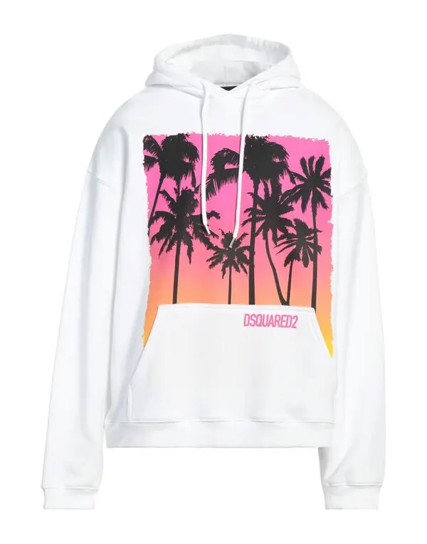 Dsquared2 Palm Tree Print Sweatshirt - White