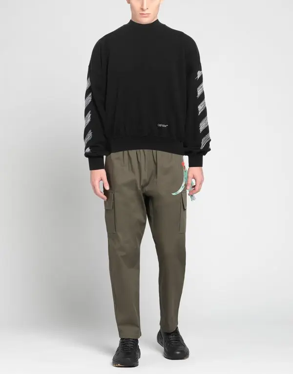 OFF-WHITE™ Cotton Blend Sweatshirt - Black