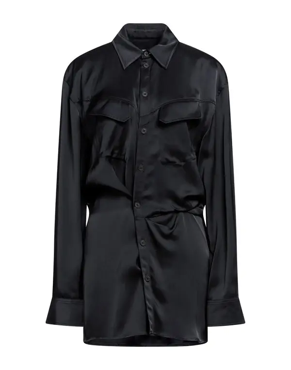 OFF-WHITE™ Satin Shirt - Black