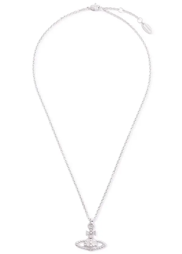 VIVIENNE WESTWOOD Mayfair Bas Relief Orb Necklace - Silver
