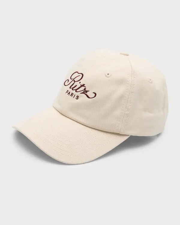 Frame X Ritz Paris Baseball Hat - Cream | Editorialist