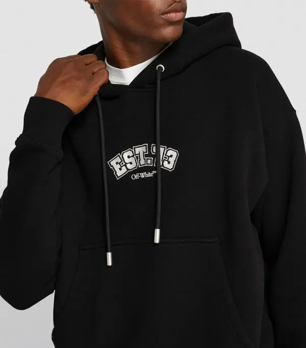 Off-White ブラック Hoodie Off-White Cotton Est' 13 Hoodie In Black - 30% Off | Editorialist