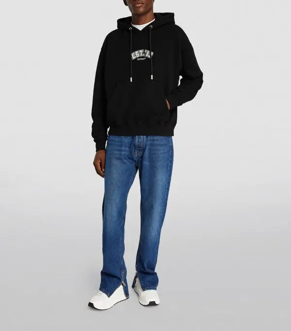 Off-White Cotton Est' 13 Hoodie In Black - 30% Off | Editorialist