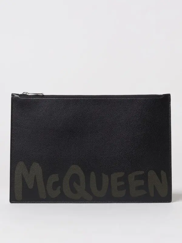 Alexander McQueen Micro Clutch - Black