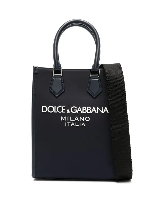 Dolce & Gabbana Small Logo Tote Bag - Blue