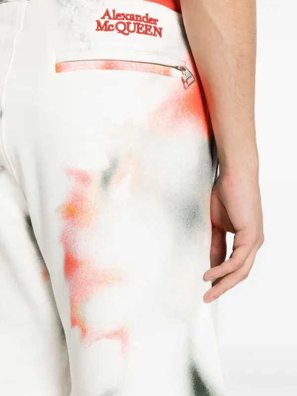 Alexander McQueen Tie-dye Bermuda Shorts