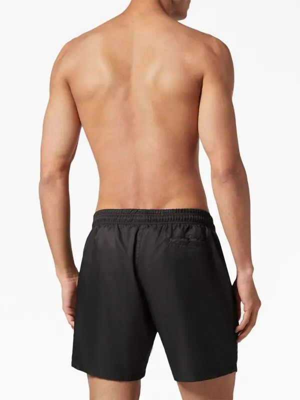 PLEIN SPORT Logo-print Drawstring Swim Shorts