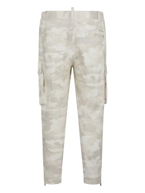 Dsquared2 Tapered Camouflage-print Cargo Trousers