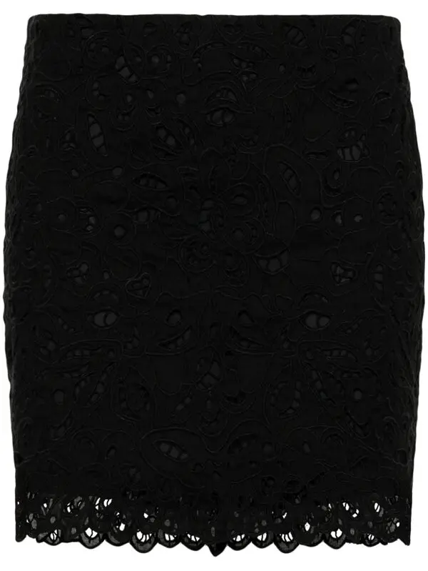 Isabel Marant Étoile Dina Embroidered Mini Skirt