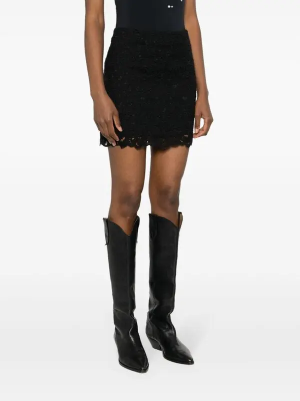Isabel Marant Étoile Dina Embroidered Mini Skirt