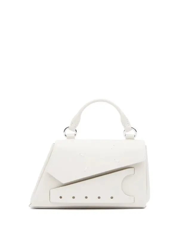 MAISON MARGIELA Snatched Leather Tote - White