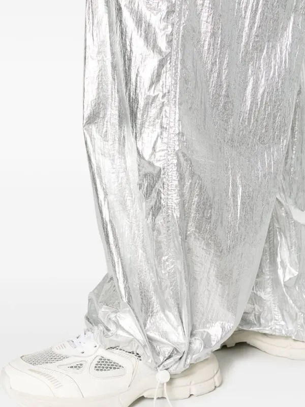 MAISON MARGIELA Drawstring-fastening Metallic Trousers