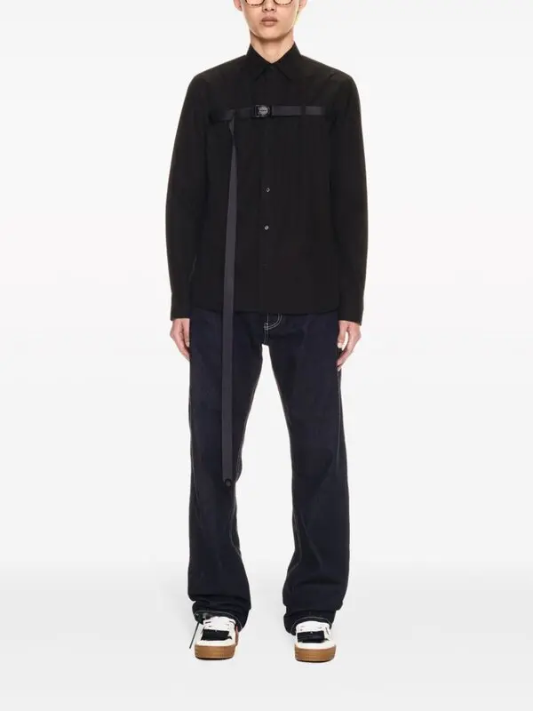 Off-White Buckled Cotton Shirt