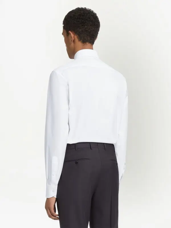 Zegna Tailored-cut Slim Shirt - White