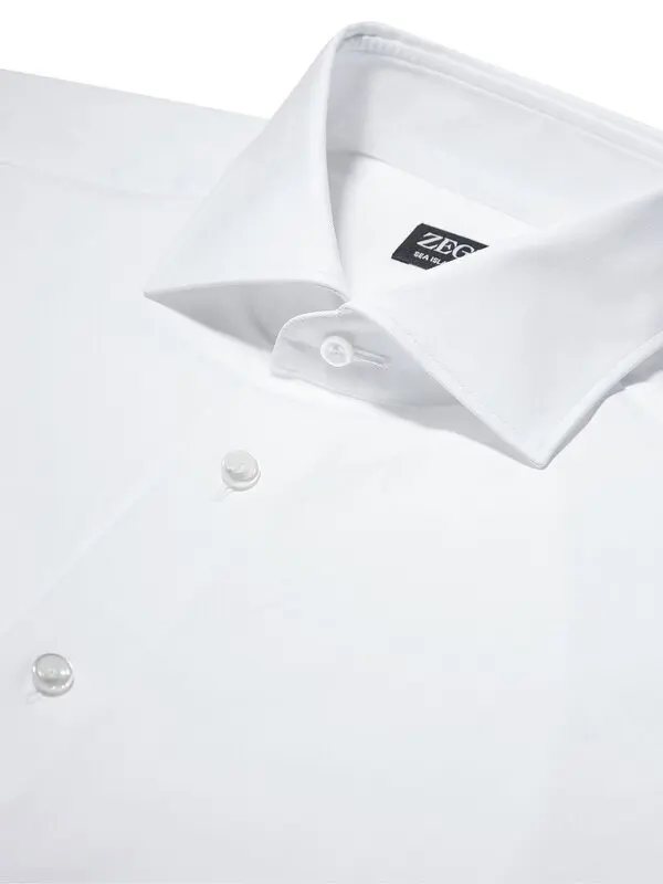 Zegna Tailored-cut Slim Shirt - White