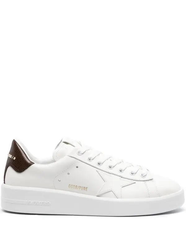 GOLDEN GOOSE Purestar Leather Sneakers - White