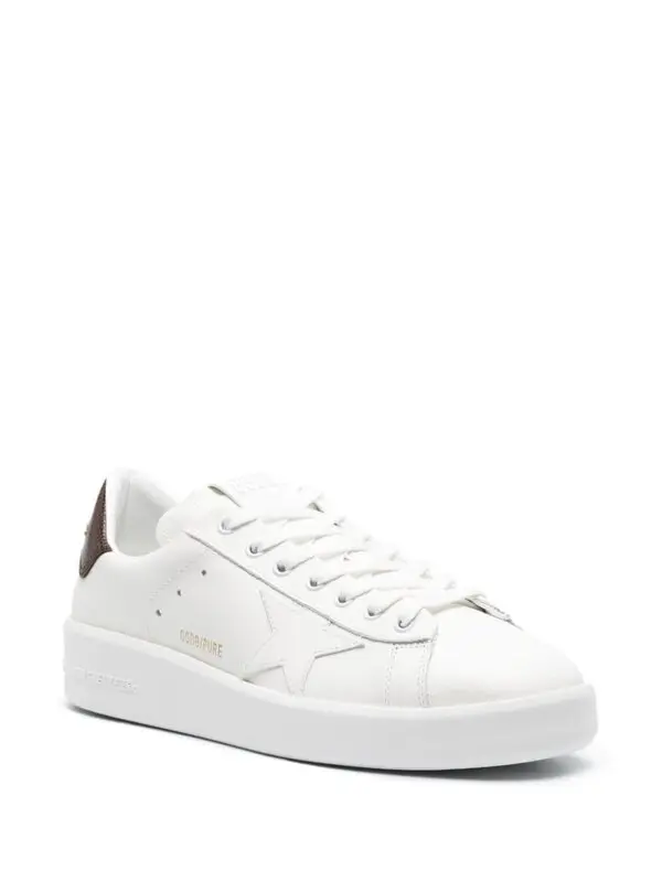 GOLDEN GOOSE Purestar Leather Sneakers - White