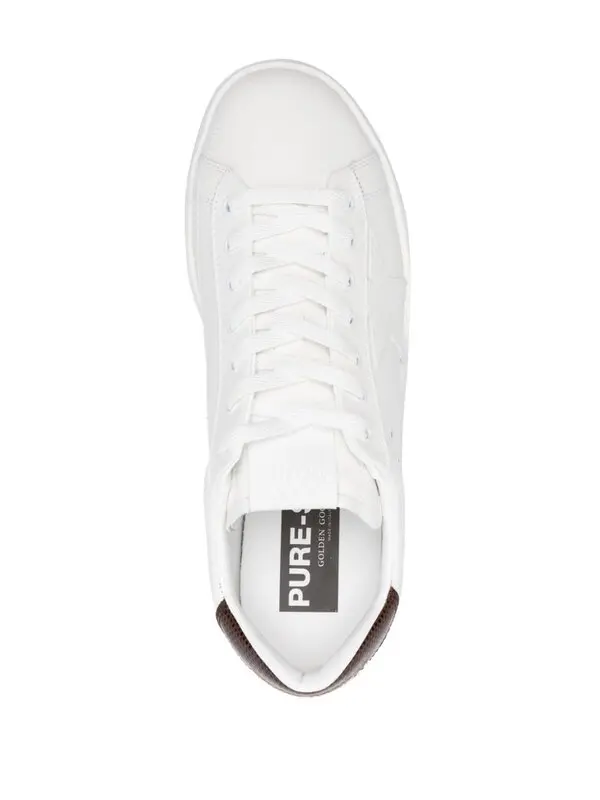 GOLDEN GOOSE Purestar Leather Sneakers - White
