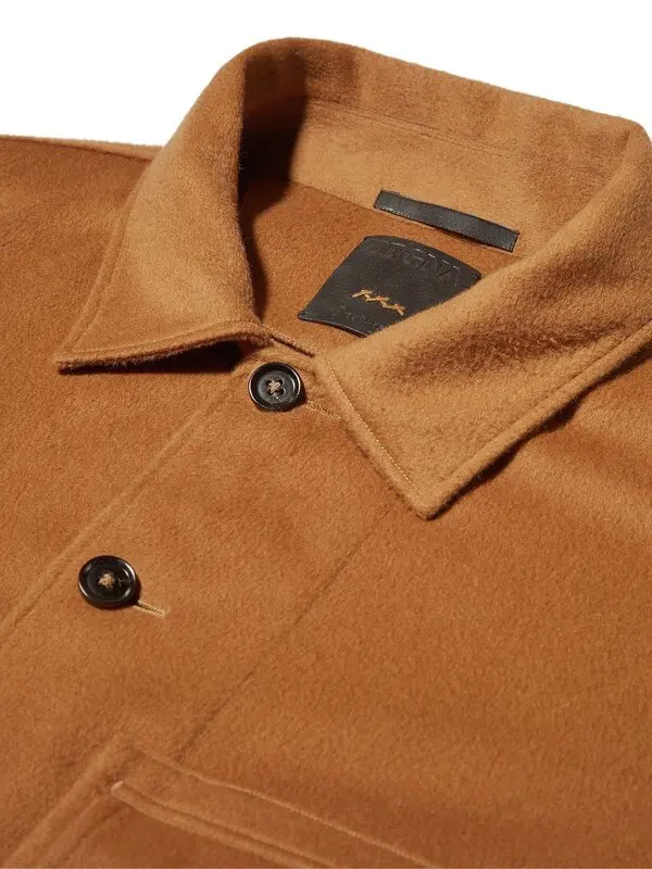 Zegna Vicuña-wool Long-sleeves Shirt