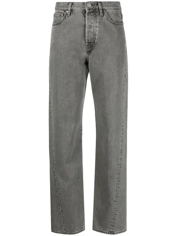 TOTEME Twisted Seam Denim Jeans - Grey