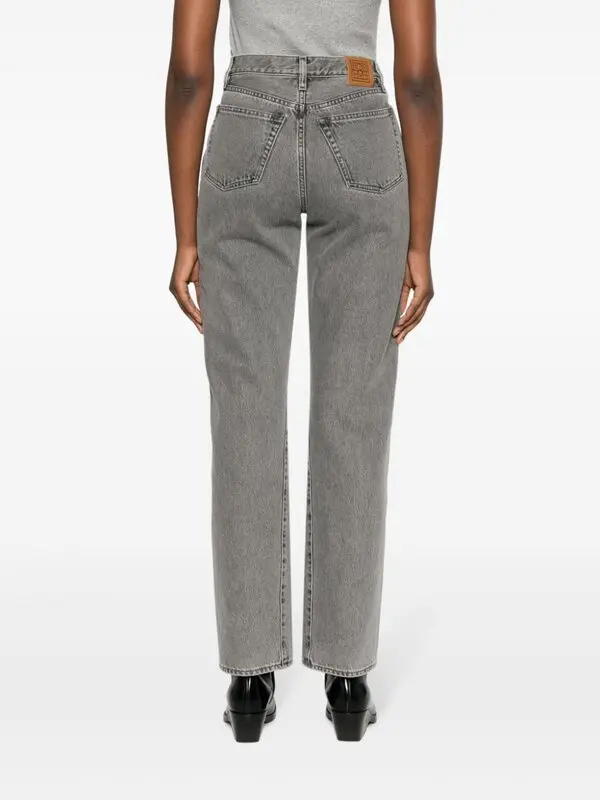 TOTEME Twisted Seam Denim Jeans - Grey
