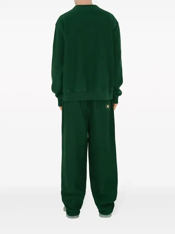 Burberry Ekd Logo-patch Cotton Track Pants