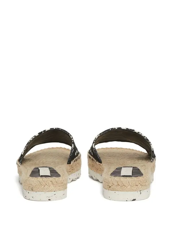 Stella McCartney Gaia Moth Espadrille Slides - Neutrals