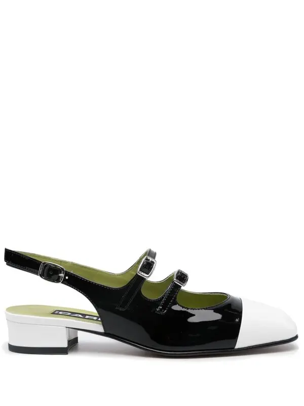 CAREL Abricot 30mm Leather Pumps