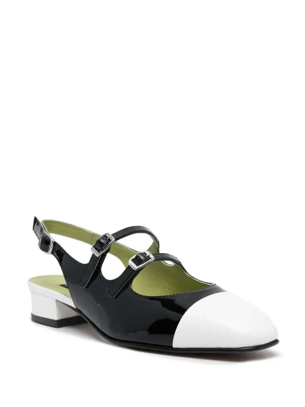 CAREL Abricot 30mm Leather Pumps