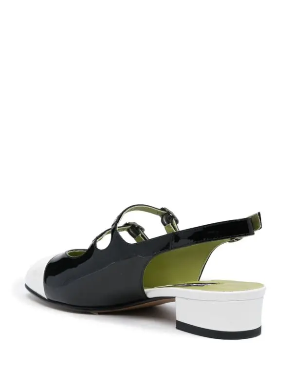 CAREL Abricot 30mm Leather Pumps