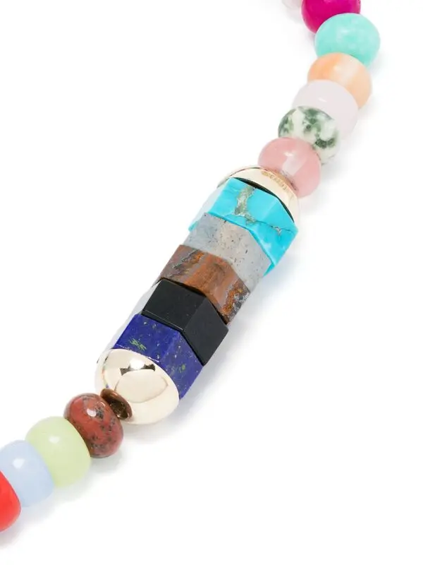 Luis Morais 14kt Yellow Gemstone Bead Bracelet