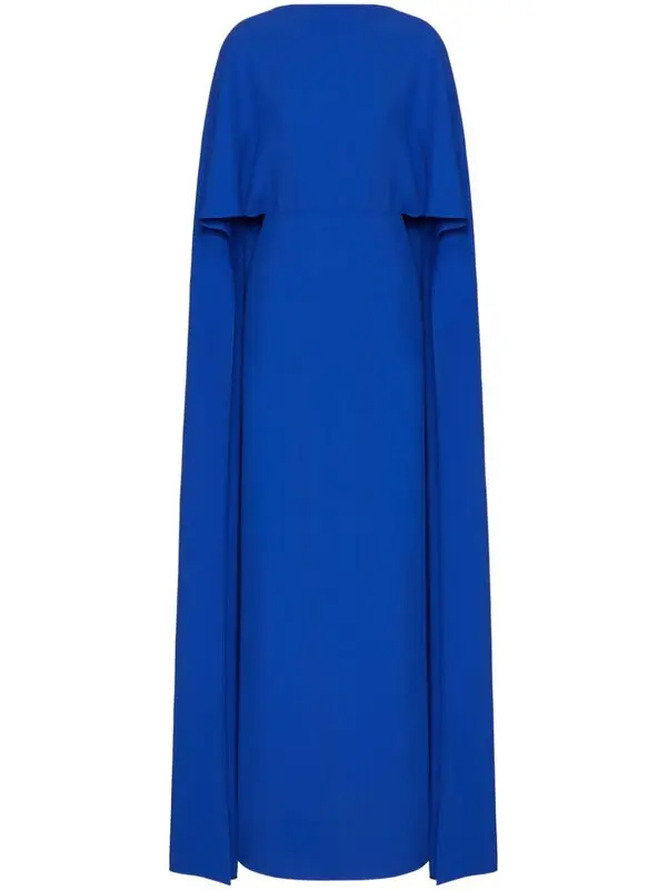 Valentino Garavani Cady Couture Silk Gown - Blue