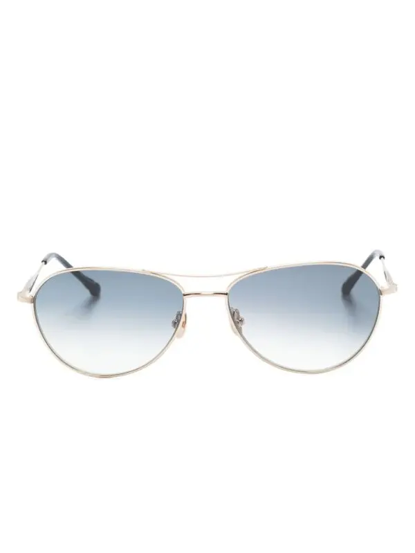 Matsuda Pilot-frame Sunglasses - Gold