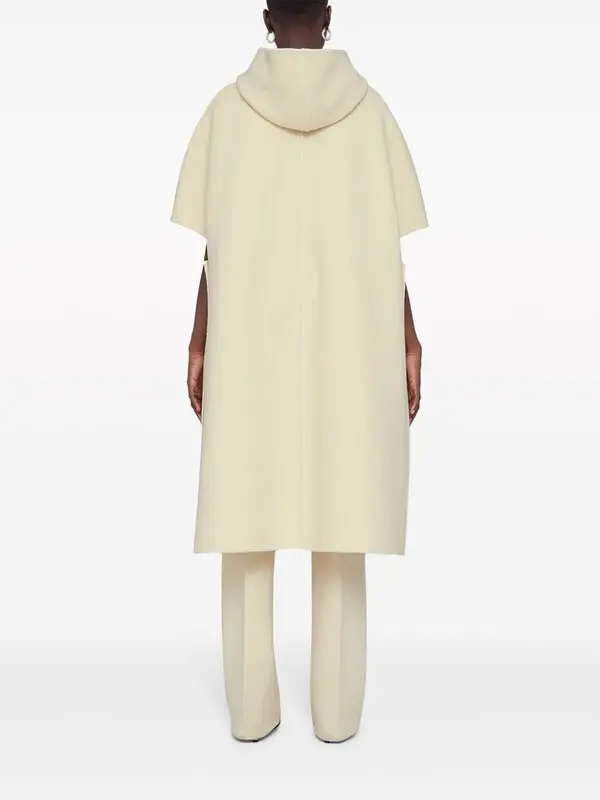 JIL SANDER Short-sleeve Hooded Cape