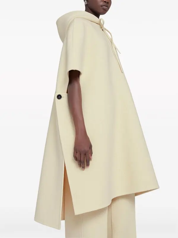 JIL SANDER Short-sleeve Hooded Cape