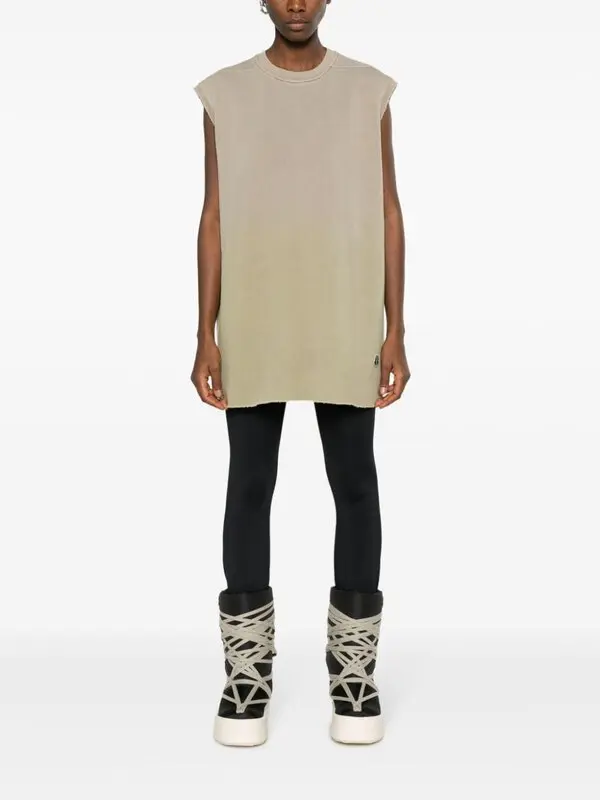 MONCLER + RICK OWENS Ombré-effect Jersey Tank Top
